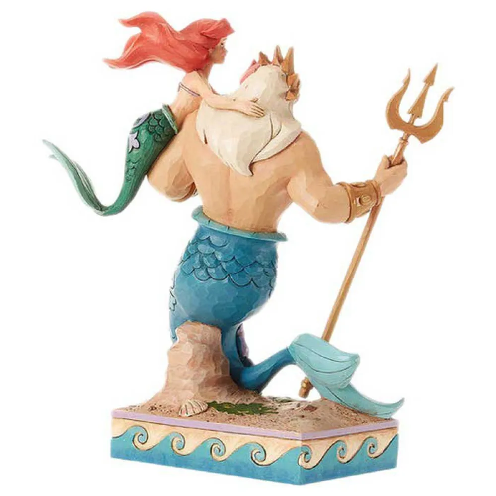 Disney La Petite Sirène Poséidon Et Ariel Banpresto 24 Cm Figurine ...