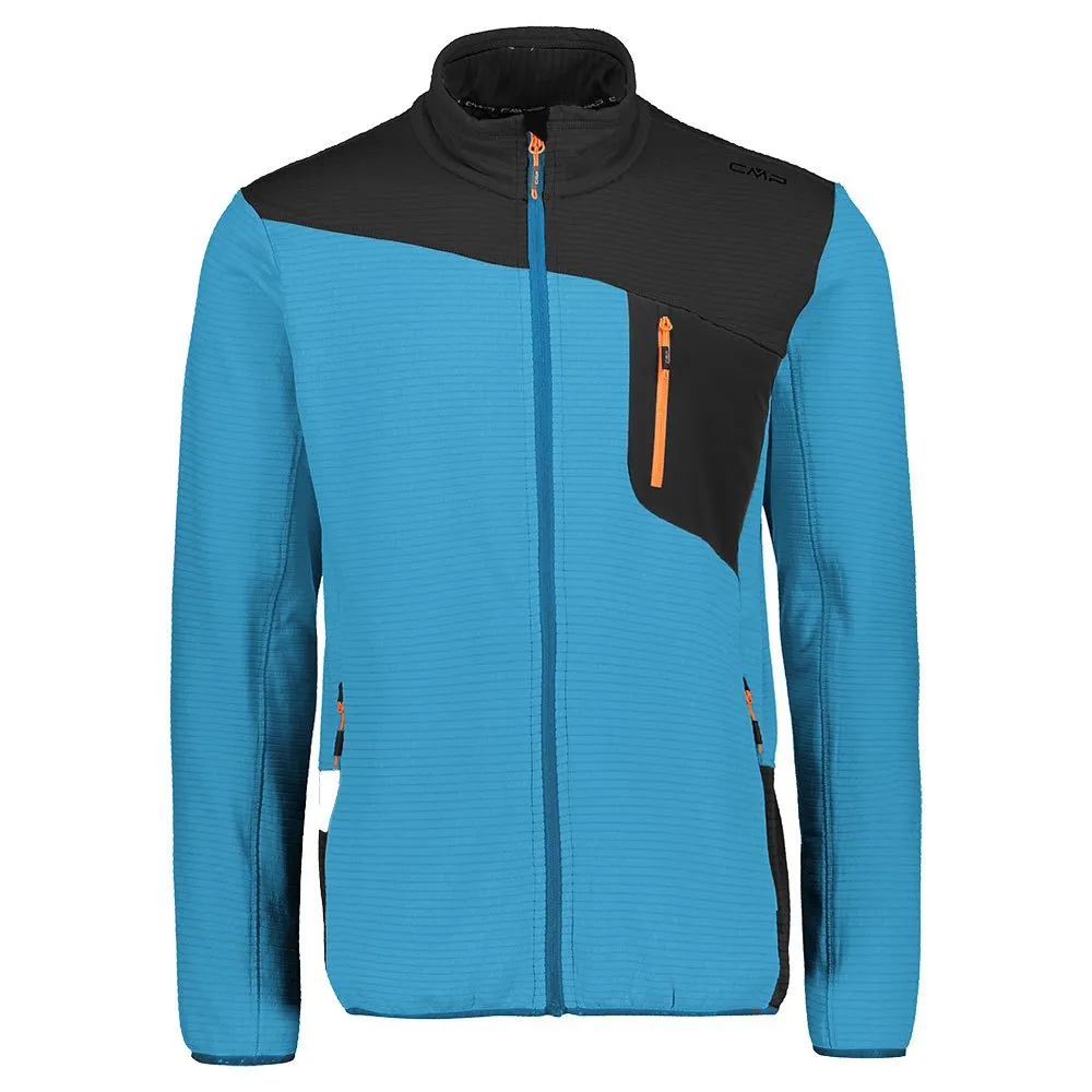 CMP Jacket Grid Tech Fleece Blue | Trekkinn