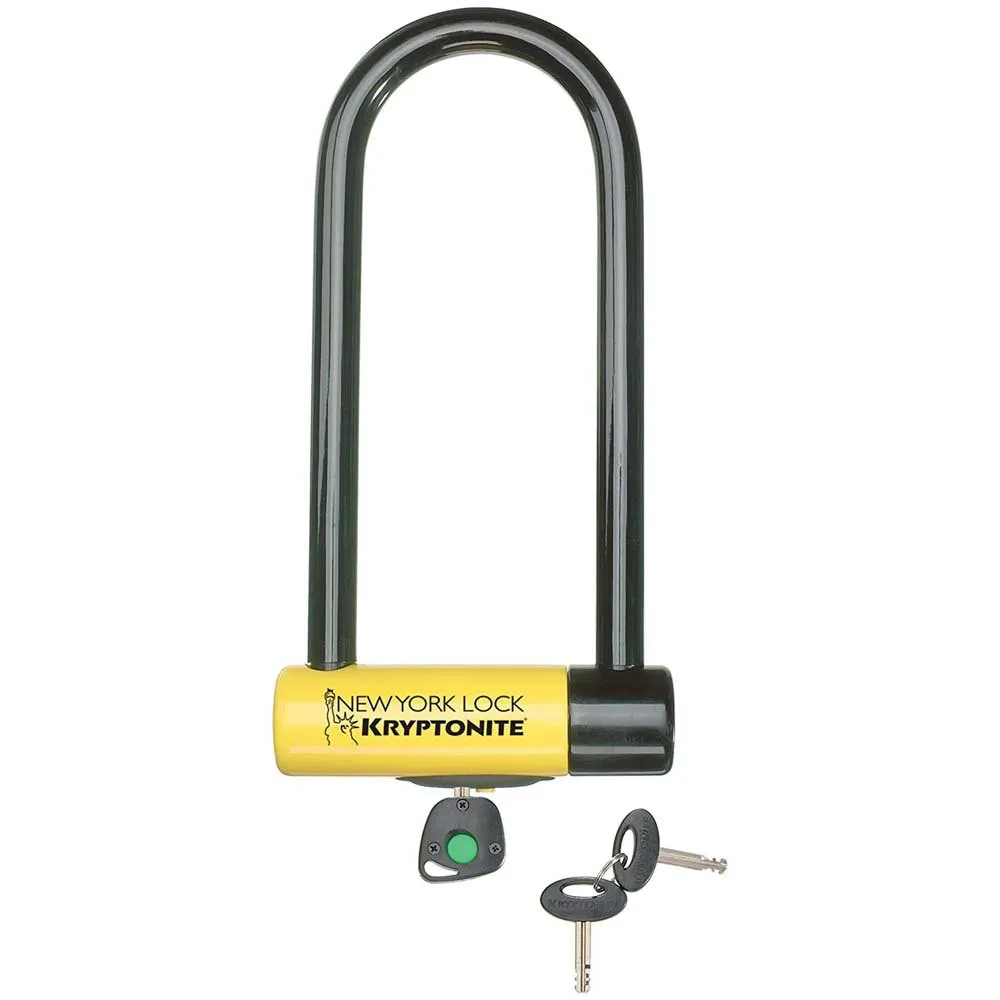 Kryptonite New York M18-WL U-lock, Yellow | Bikeinn