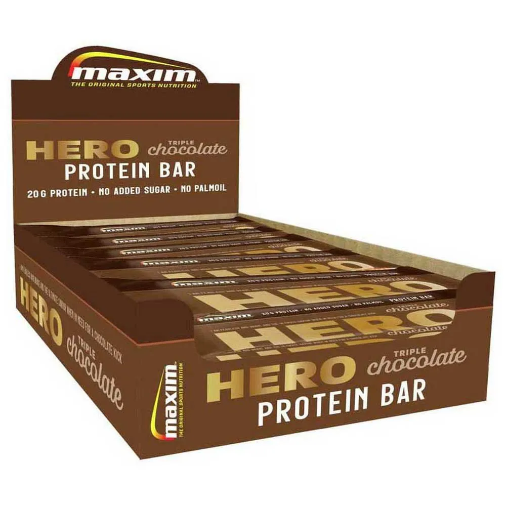 Maxim Hero Triple Chocolate 57g Bar Energieriegel Box 12 Einheiten ...