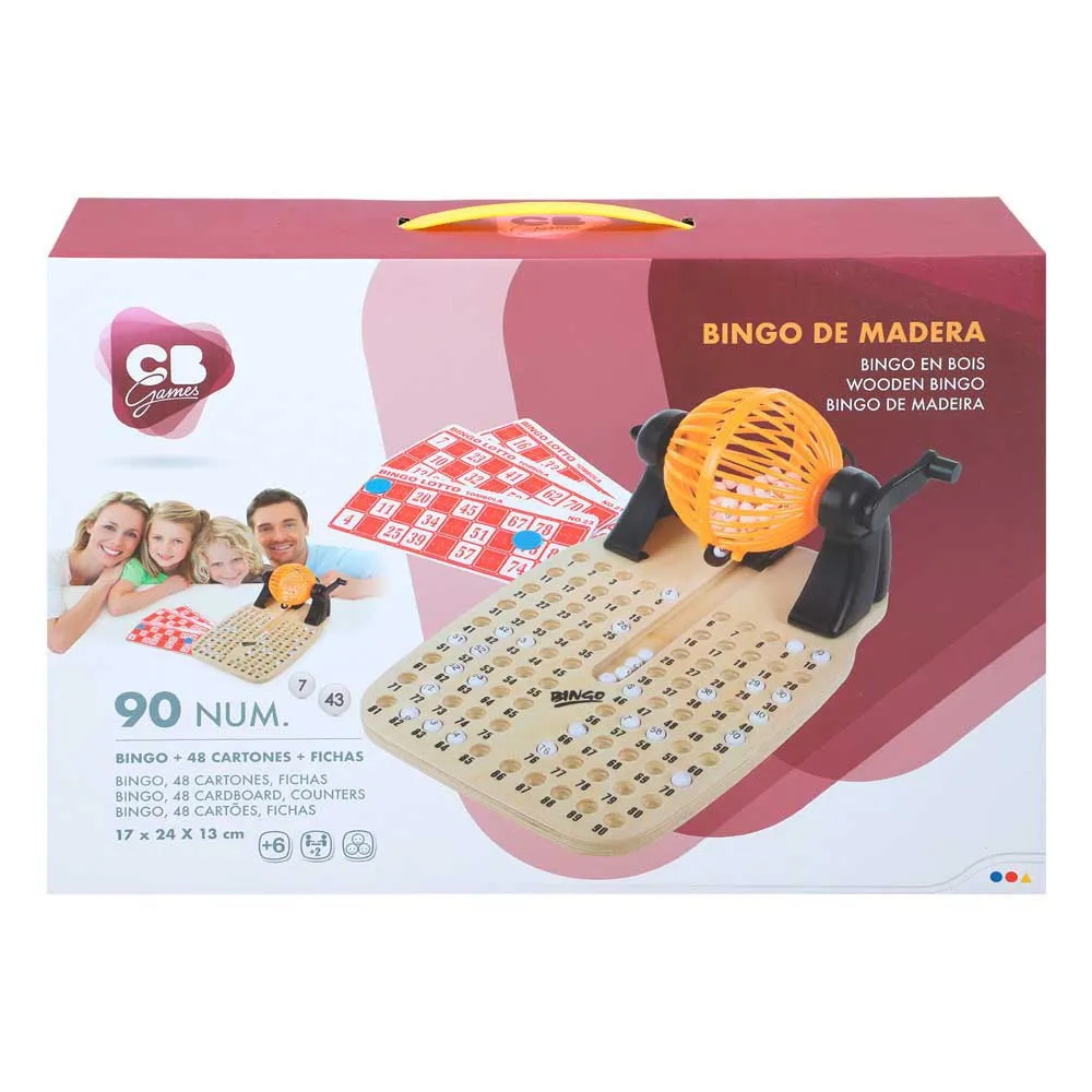 Cb games Wooden Bingo Game Set Multicolor | Kidinn