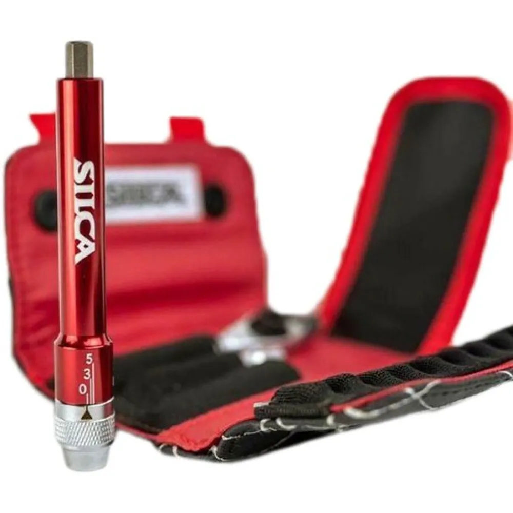 Silca T-Ratchet + TI Torque Dynamometric Wrench, Red | Bikeinn