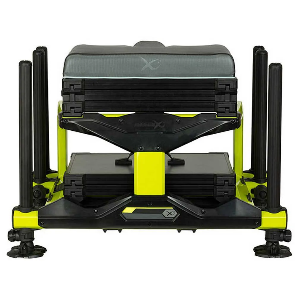 Matrix fishing Seat Box XR36 Pro Silber | Waveinn