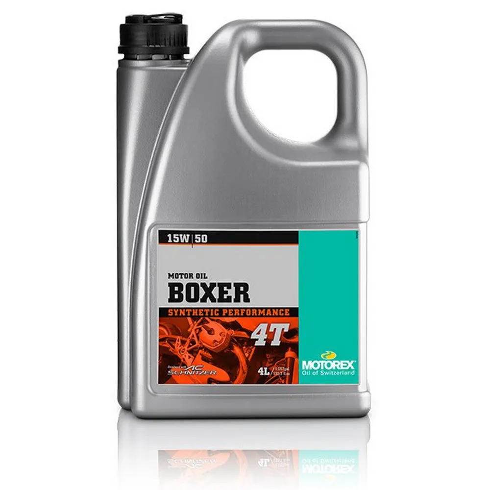 Motorex Boxer 4T 15W50 4L motor oil | Motardinn