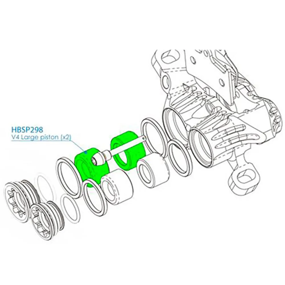 Hope V4 Piston, Black | Bikeinn