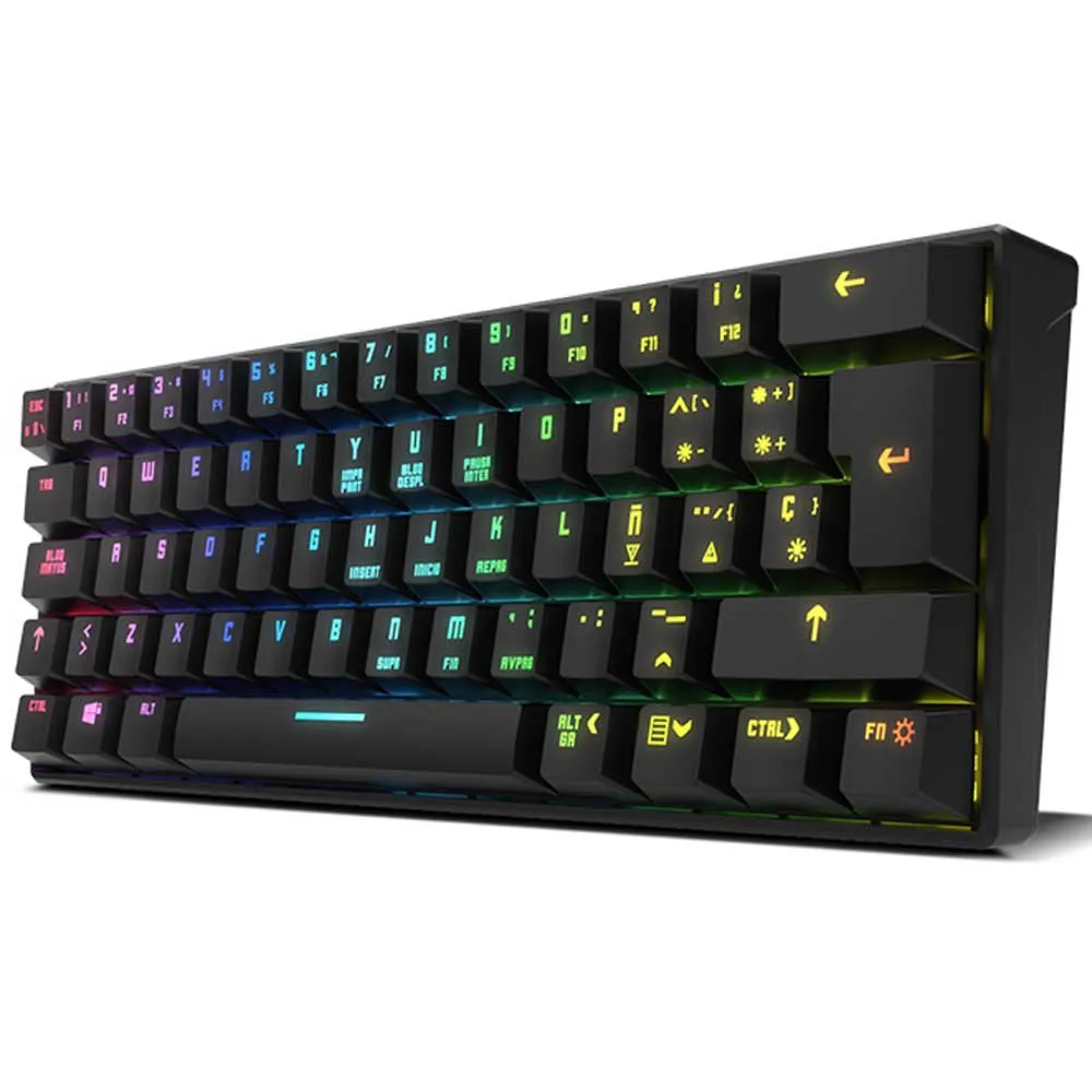 Krom Mini Kluster RGB Gaming Wireless Mechanical Keyboard Black| Techinn