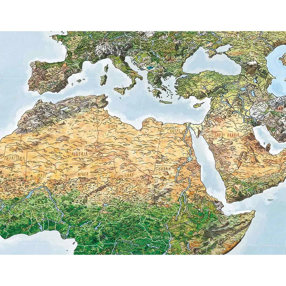 Awesome maps Green map Green | Trekkinn