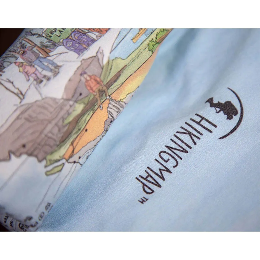Awesome maps Hiking Map Best Trails In The World towel Multicolor| Traininn