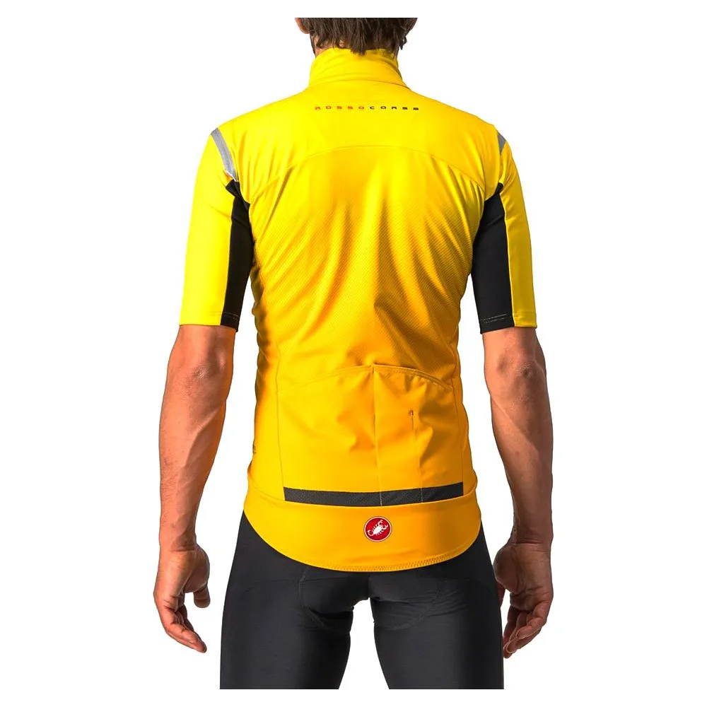 Castelli Gabba RoS Special Edition Jacket, Yellow | Bikeinn