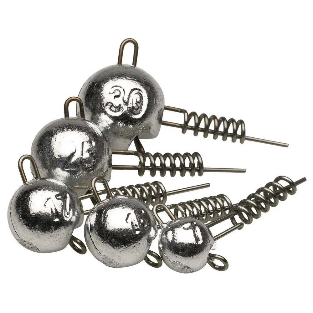 Kinetic Screw In Jig Head 2 Units Silver | Waveinn