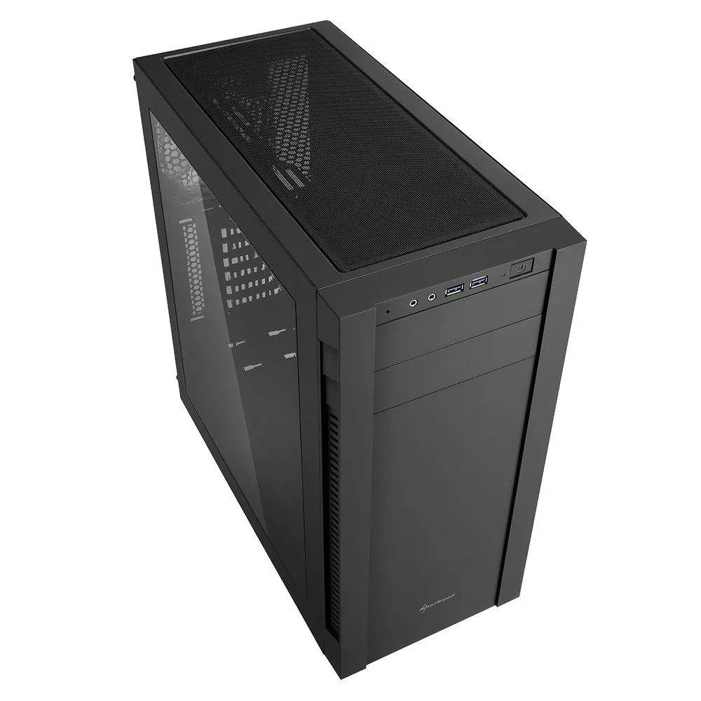 Sharkoon S25W PC tower case Black | Techinn