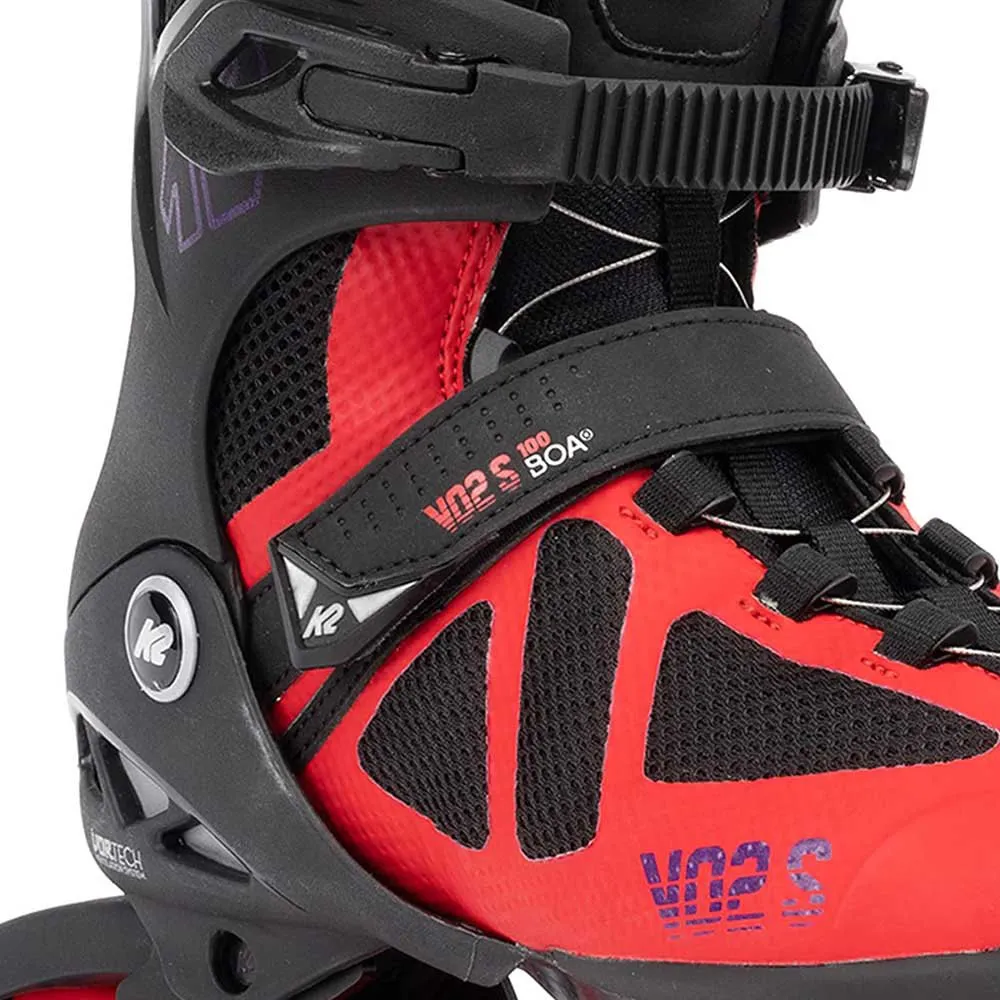 K2 VO2 S 100 BOA inline skates Red | Xtremeinn