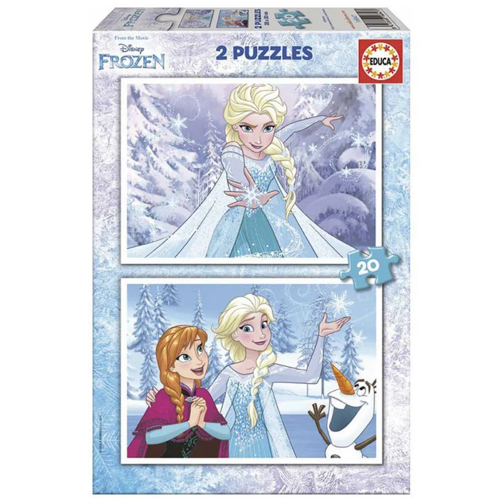 Educa borras Frozen 2X20 Puzzle Multicolor | Kidinn