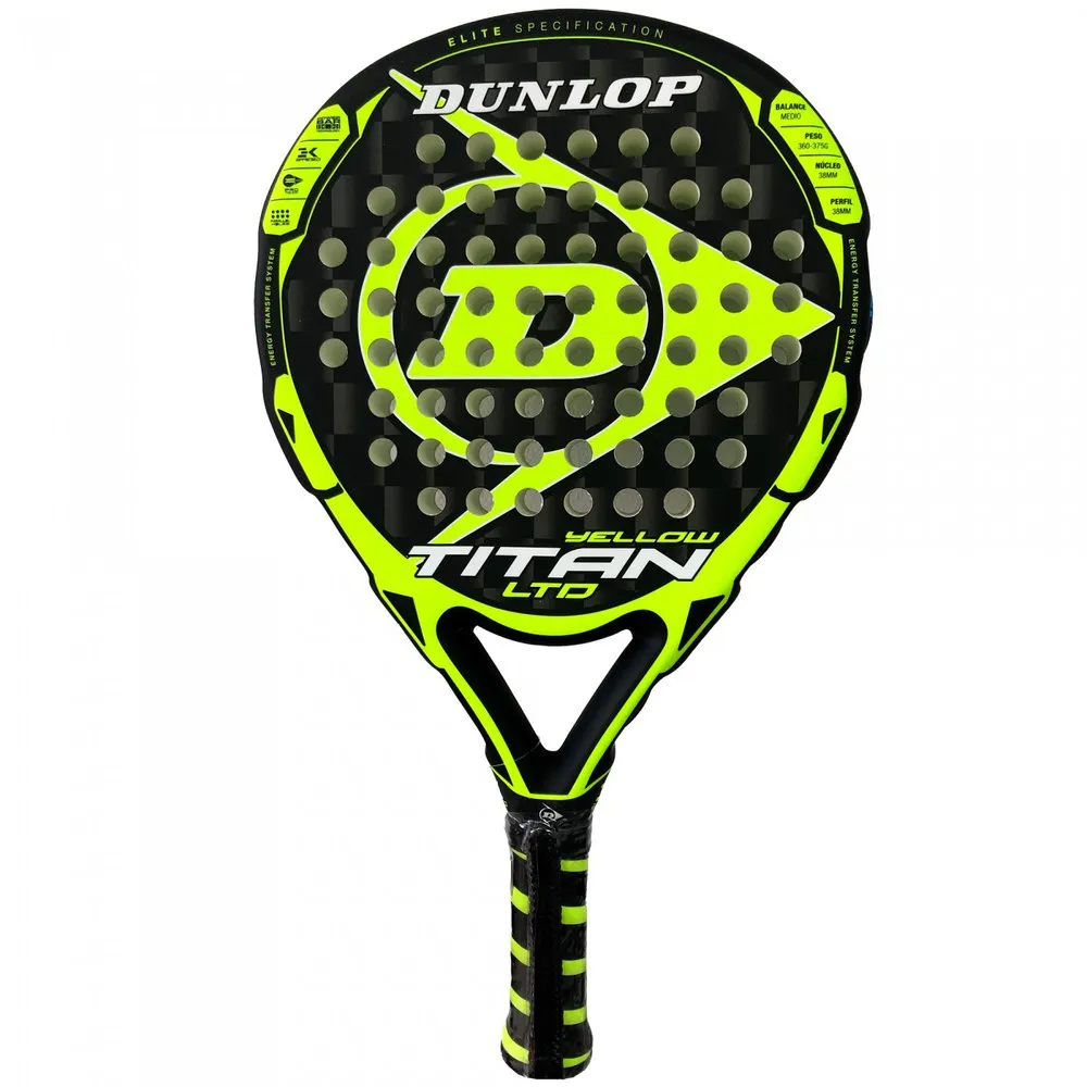 Dunlop Titan Ltd Padel Racket Black | Smashinn