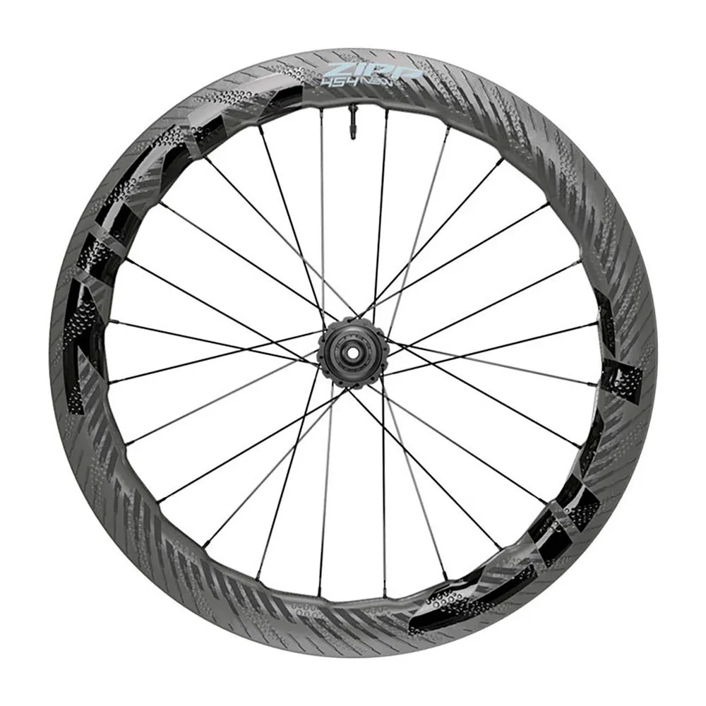 Zipp 454 NSW Carbon CL Disc Tubular Road Rear Wheel, Black | Bikeinn