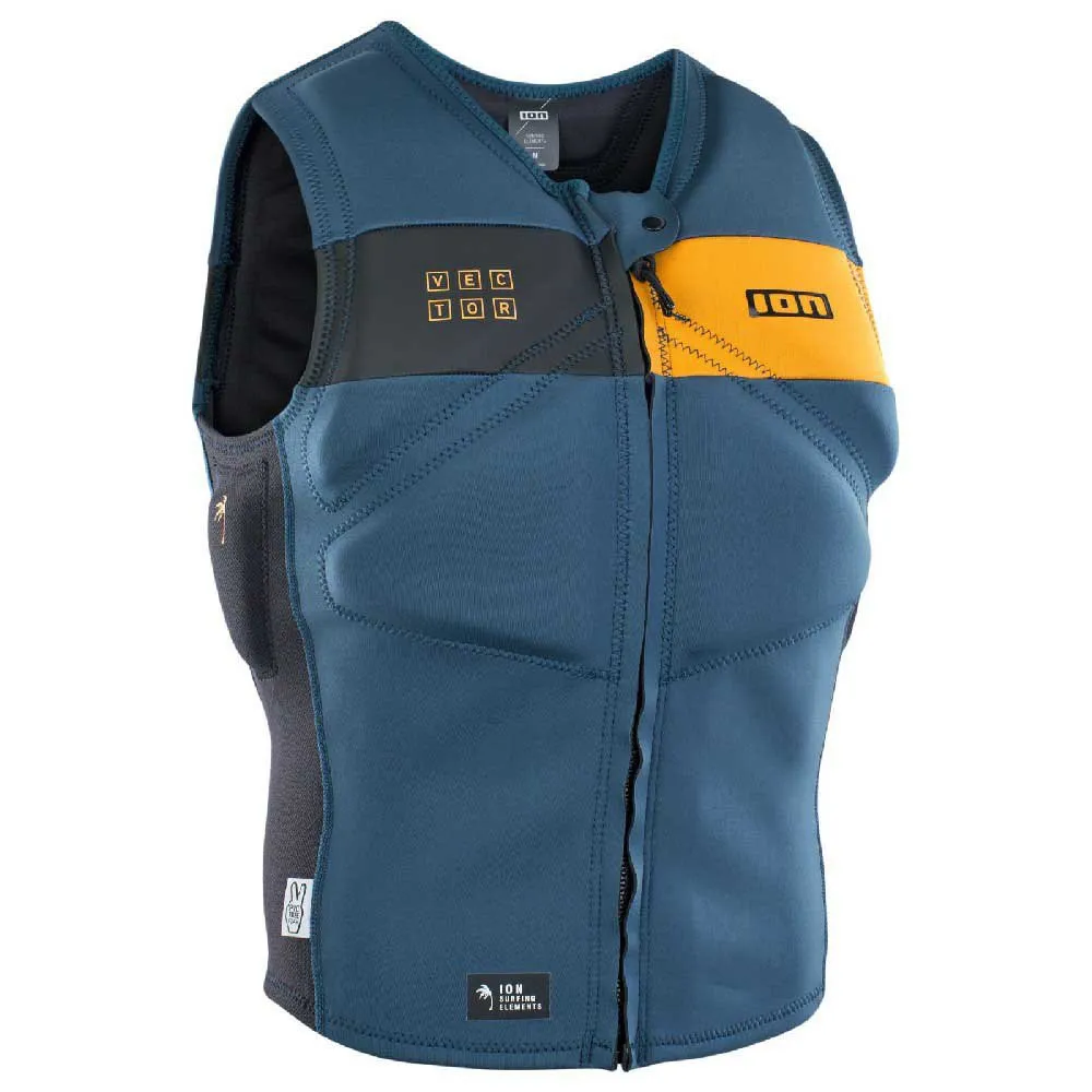 ION Vector Amp Front Zip protection vest Blue | Xtremeinn
