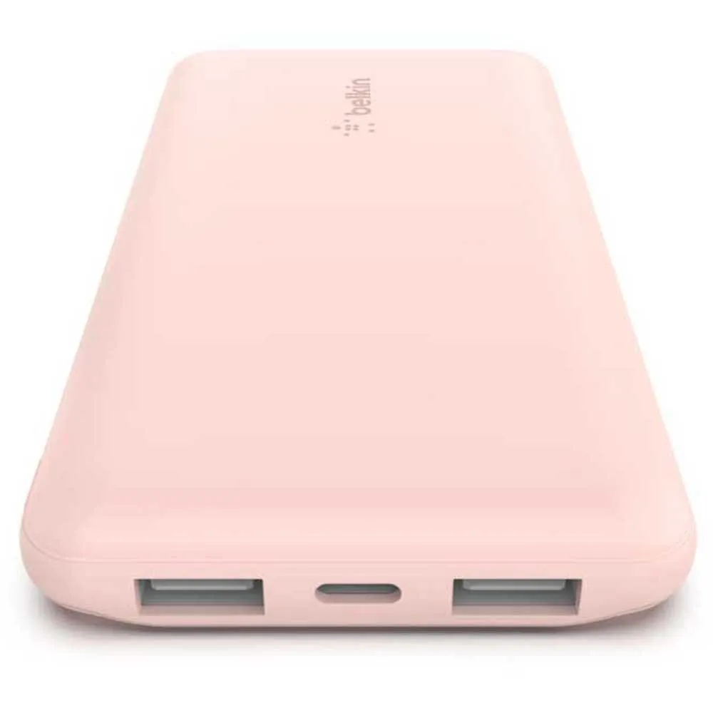 Belkin BPB011BTRG USB C 10000mAh Power Bank Pink | Techinn