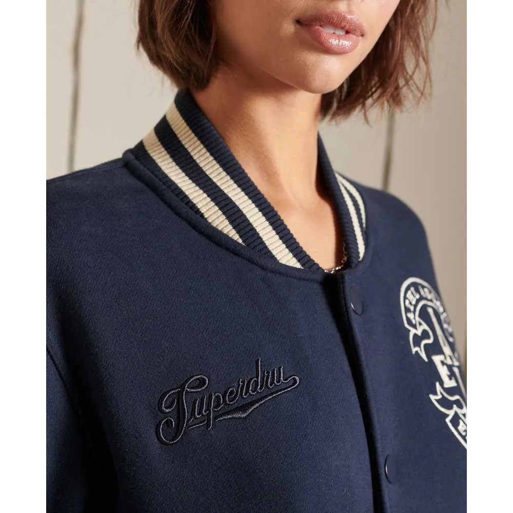 Superdry Vintage Oversize Bomber Jacket Blue | Dressinn