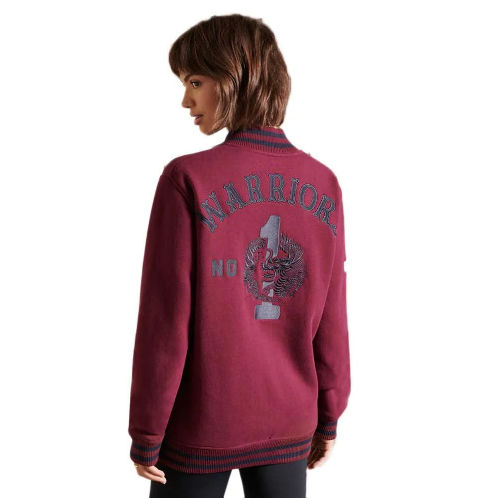 Superdry Vintage Oversize Bomber Jacket Red | Dressinn