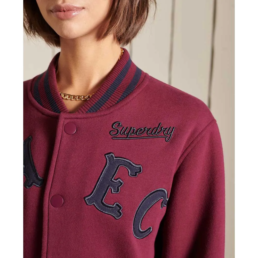 Superdry Vintage Oversize Bomber Jacket Red | Dressinn