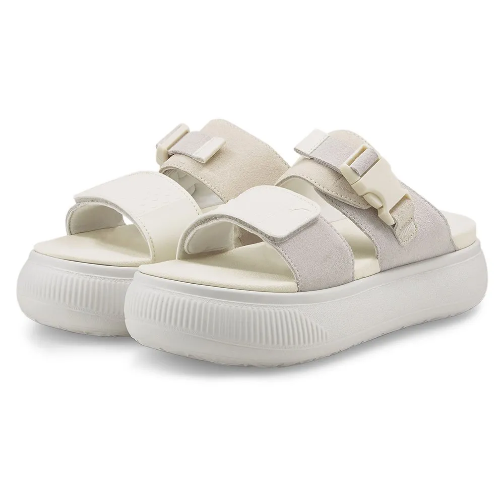 Puma Suede Mayu slides White | Dressinn