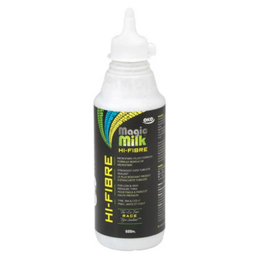 Oko Magic Milk Hi Fibre Tubeless Sealant 500ml, White | Bikeinn