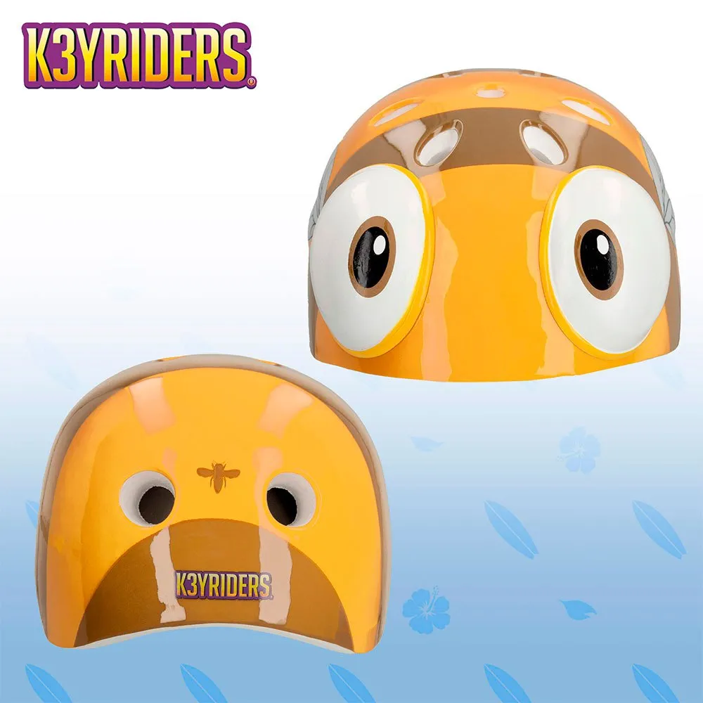 K3yriders 3D Bee junior helmet, Yellow | Bikeinn