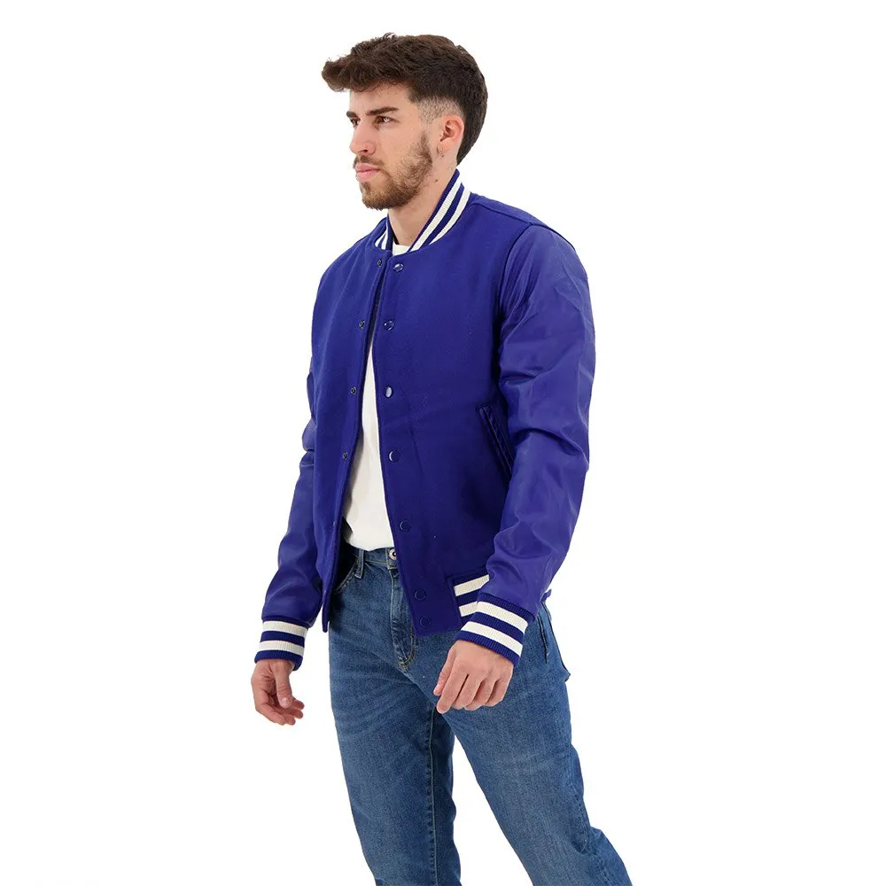 Superdry Vintage Varsity Bomber jacket Blue | Dressinn