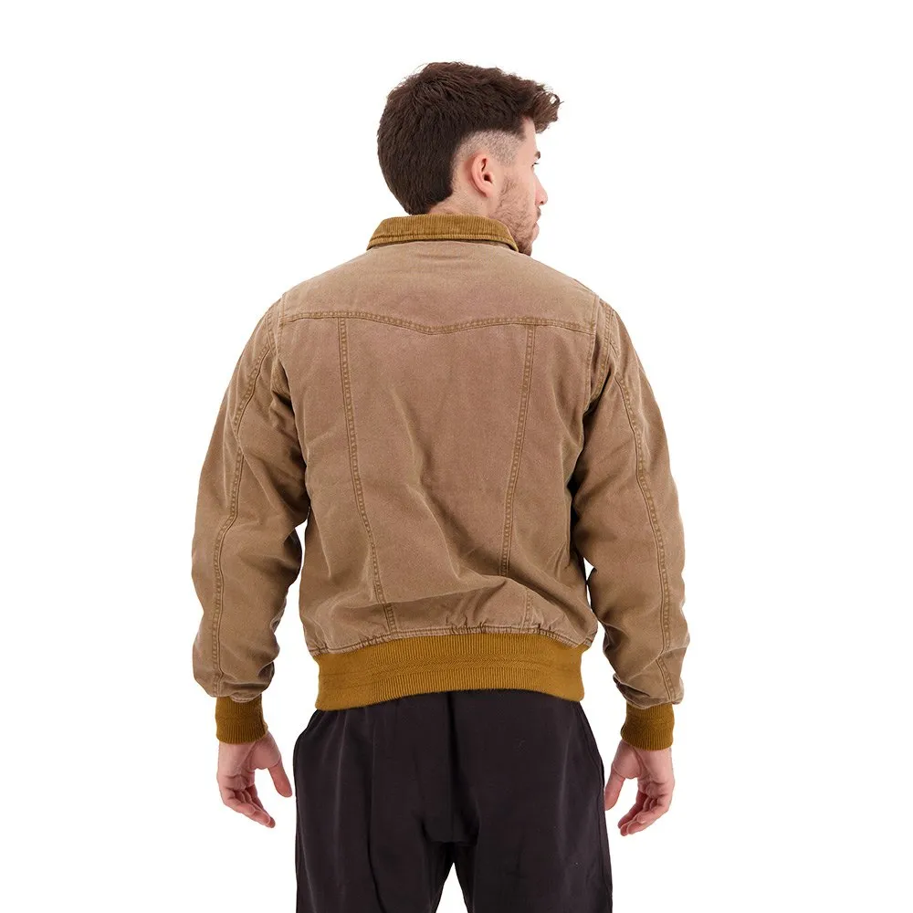 Superdry Vintage Worker Bomber Jacket Brown | Dressinn