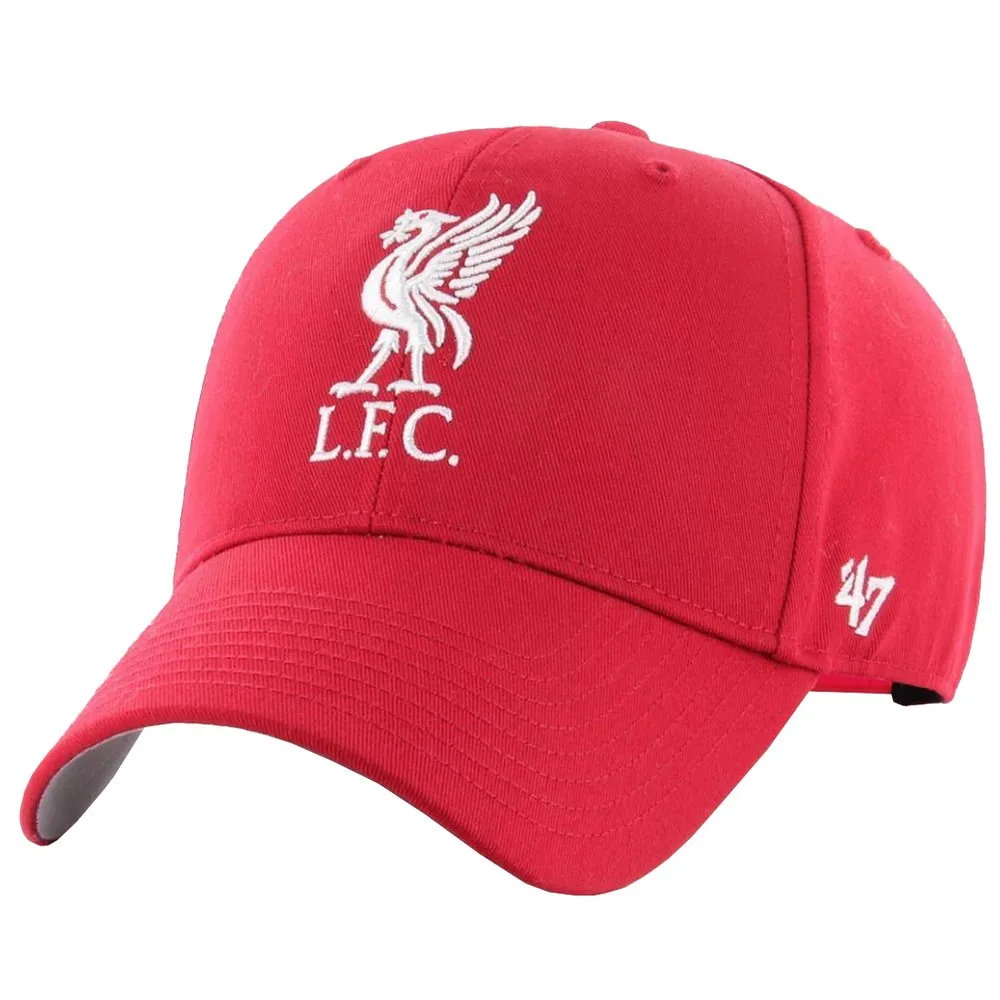 47 Liverpool Fc Raised Basic Cap Epl-Rac04Ctp-Rd Red | Dressinn