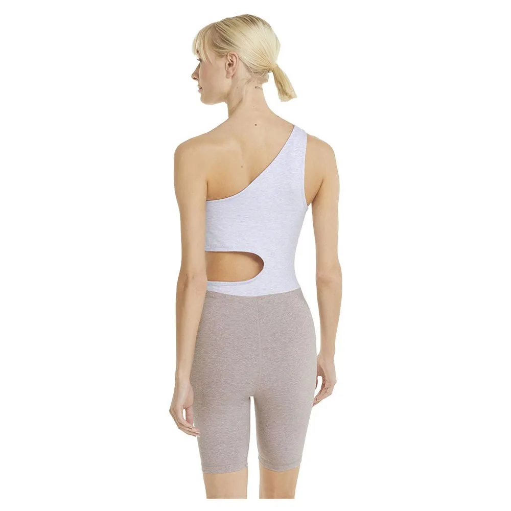 Puma Yoga Exhale One Shoulder Leggings Purple | Dressinn