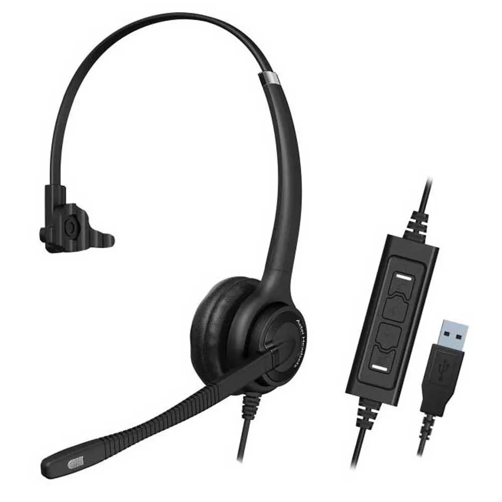 Axtel AXH-EHDMSM Elite Mono Headset Black | Techinn