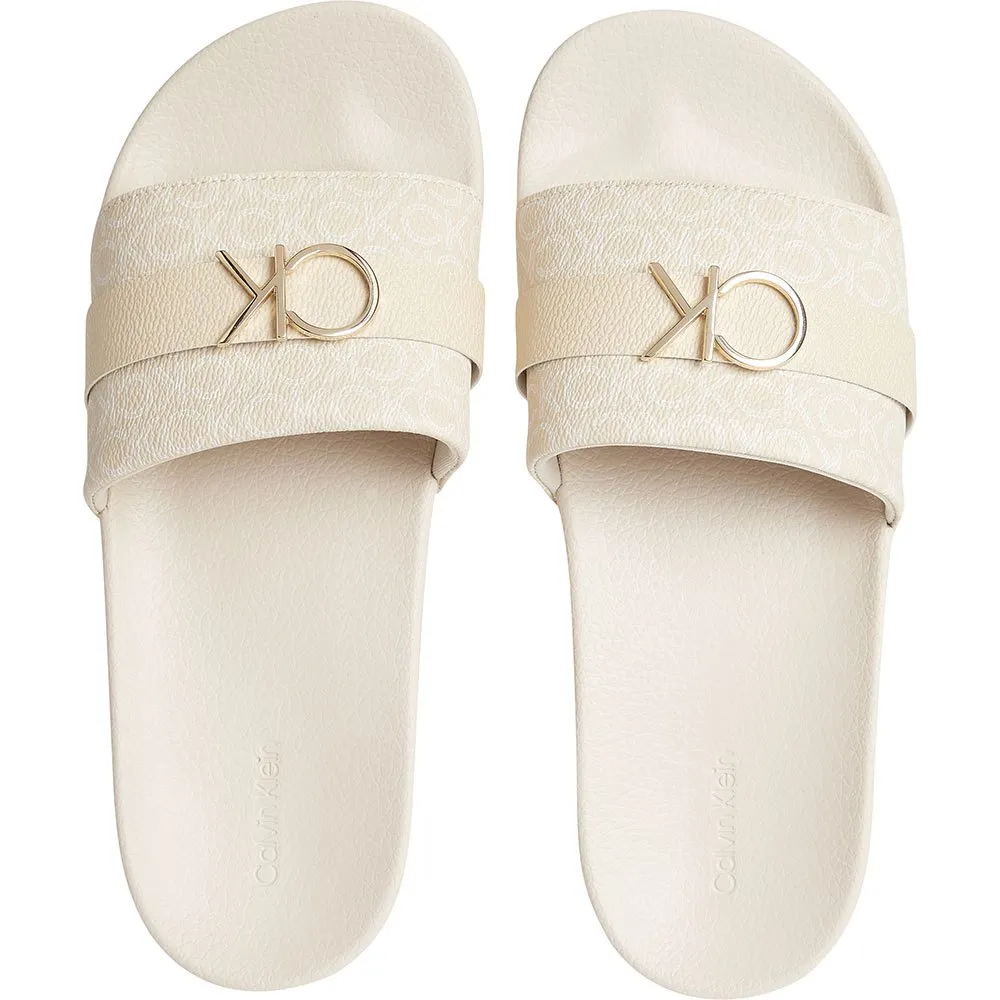 Calvin klein Chanclas Mono Beige | Dressinn