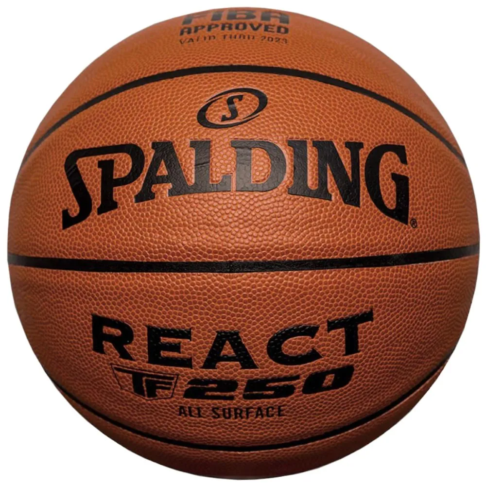 Spalding React Fiba Tf 250 76967z Basketball Ball Orange| Basketball