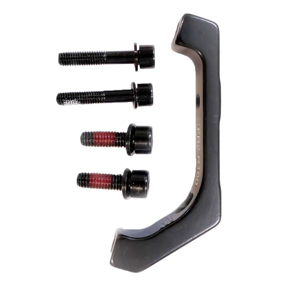 Rotor Post To Flat Mount rear disc brake caliper adapter, Silver | Bikeinn