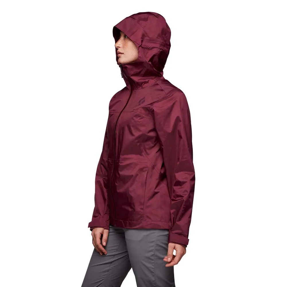 Black diamond TreeLine Rain Jacket Red | Trekkinn