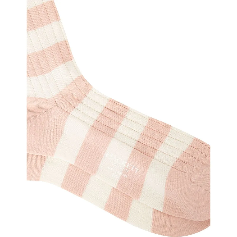 Hackett Rugby Stripe Socks Beige | Dressinn
