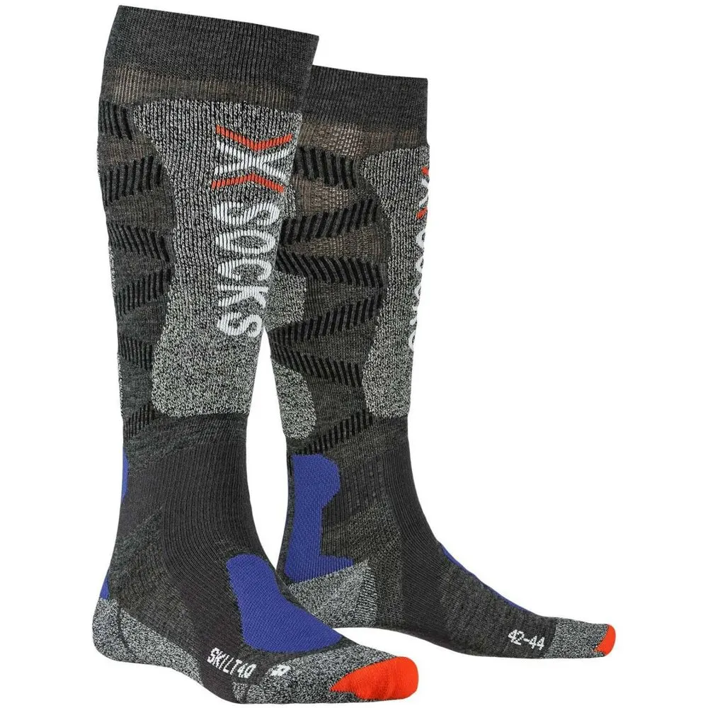X-SOCKS Ski LT 4.0 Socks Grey | Snowinn