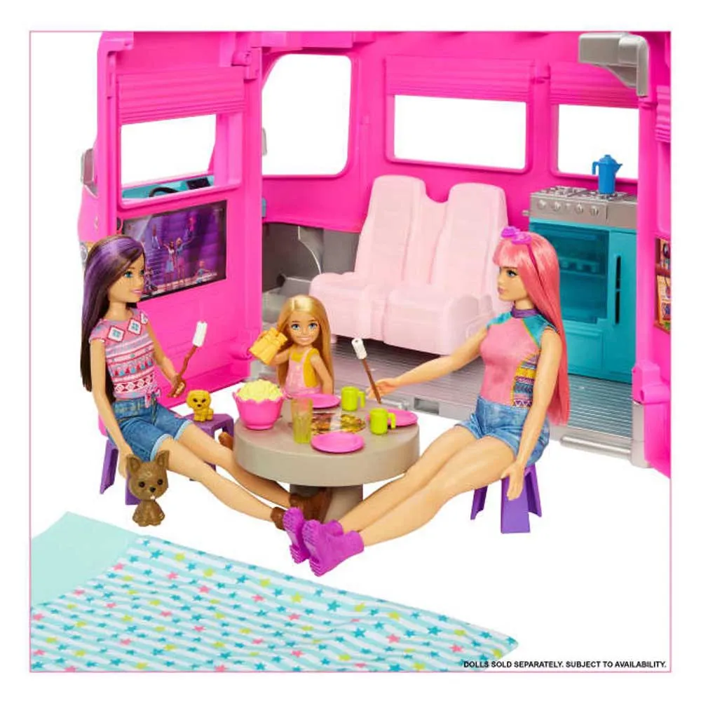 Barbie Camper Maps Doll Orange | Kidinn