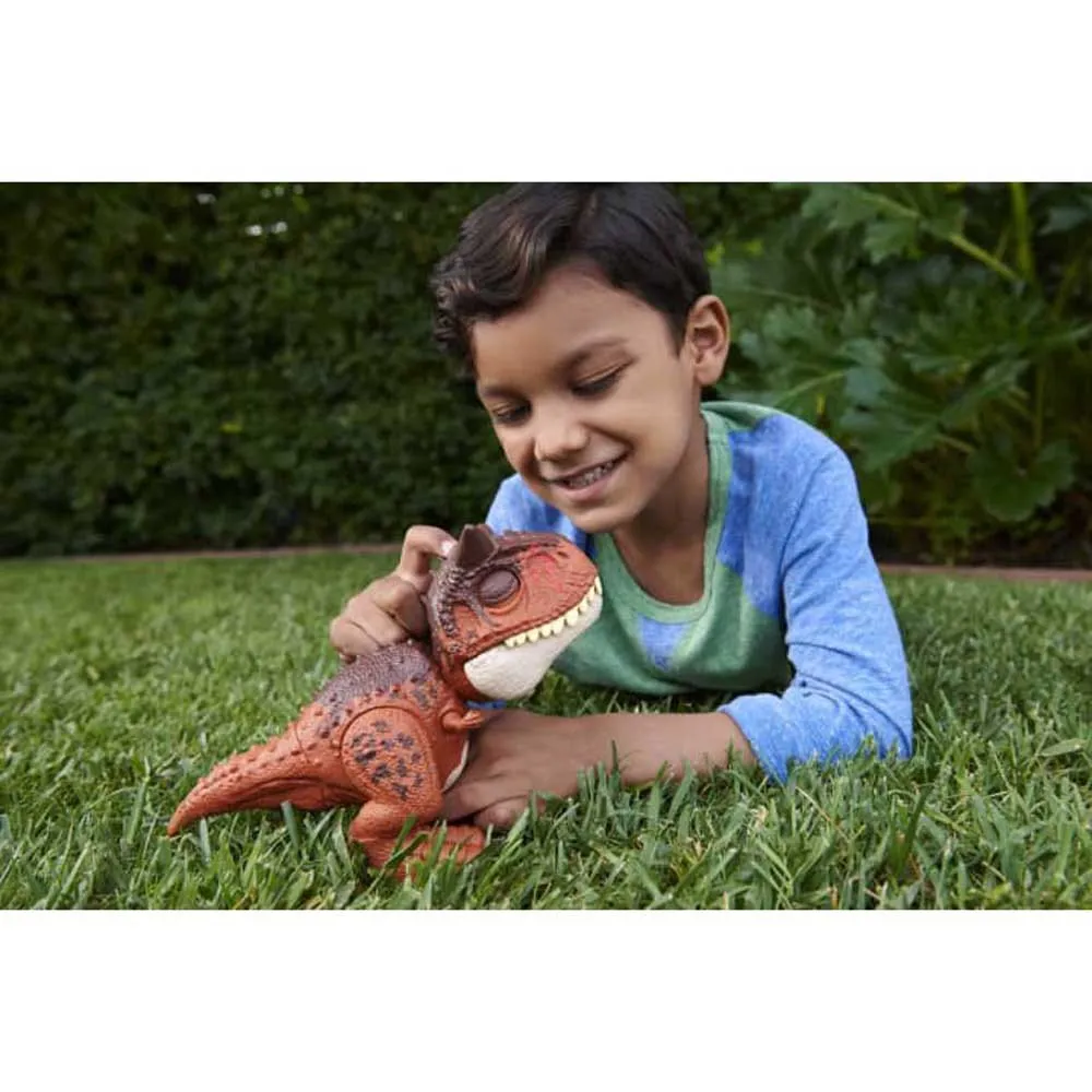 Jurassic world The Wild Chompin´ Carnotaurus Toro Dinosaur Toy Includes ...