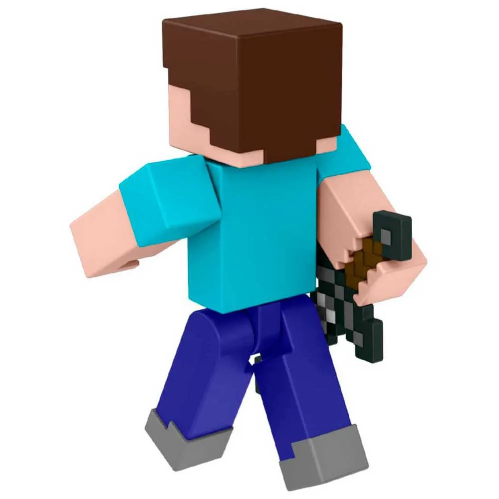 Minecraft Steve Action Figure 3.25 In With 1 Build A Portal Piece & 1 ...