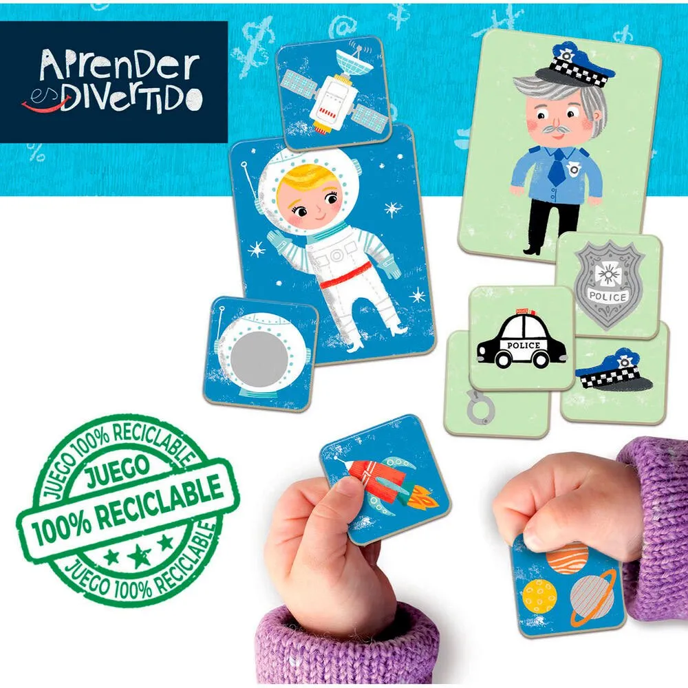 Educa borras Las Profesiones Tables Board Game | Kidinn