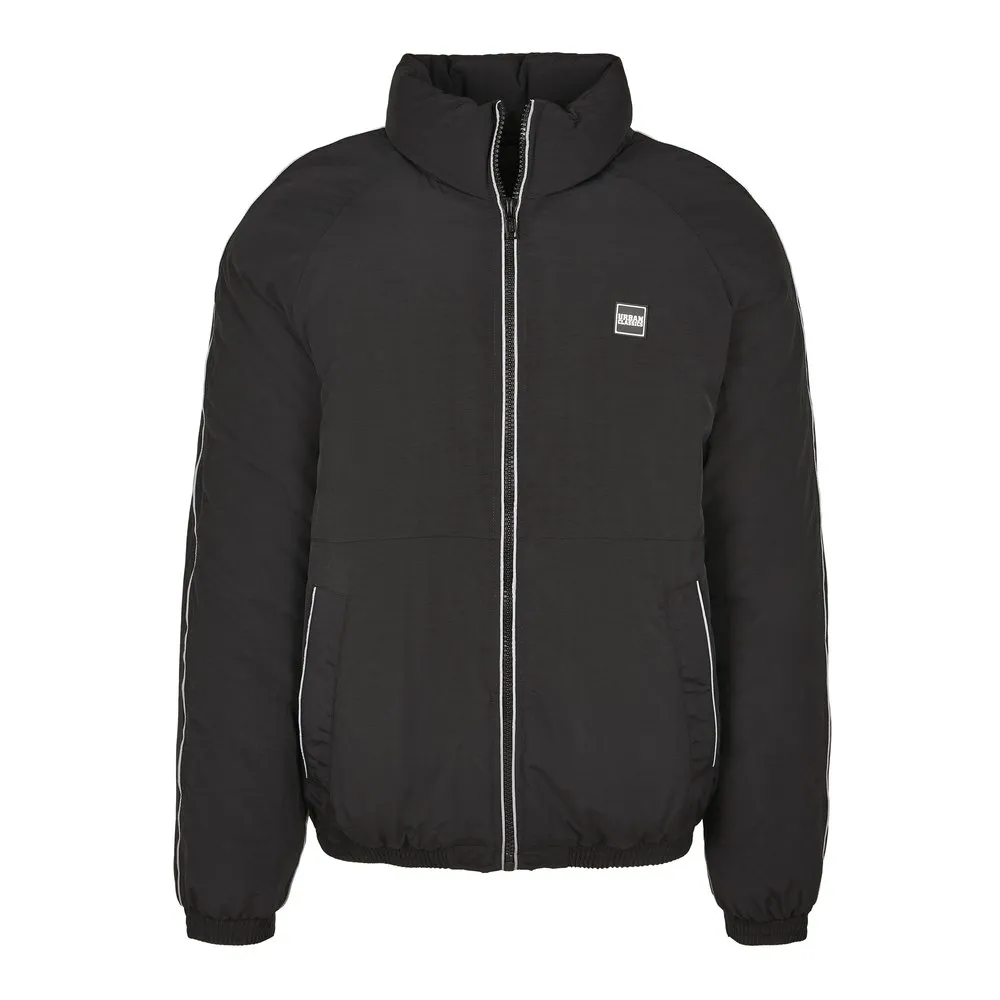 Urban classics Reflective Piping jacket Black | Dressinn