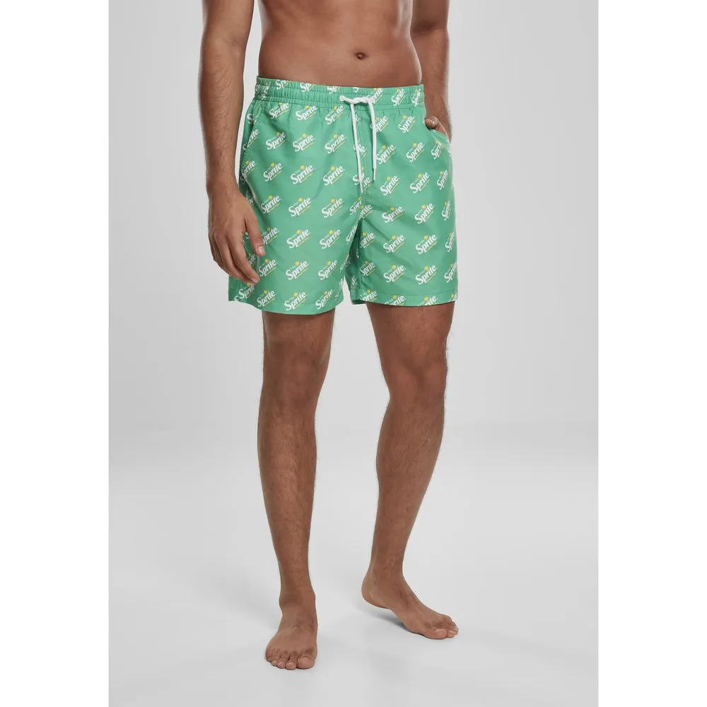 Mc clothes Sprite Logo swimming shorts Green | Dressinn