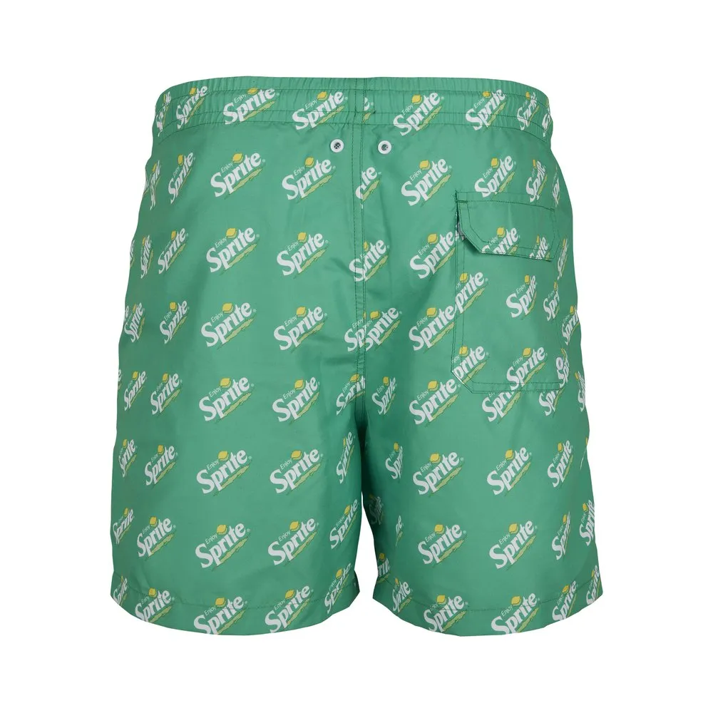 Mc clothes Sprite Logo swimming shorts Green | Dressinn