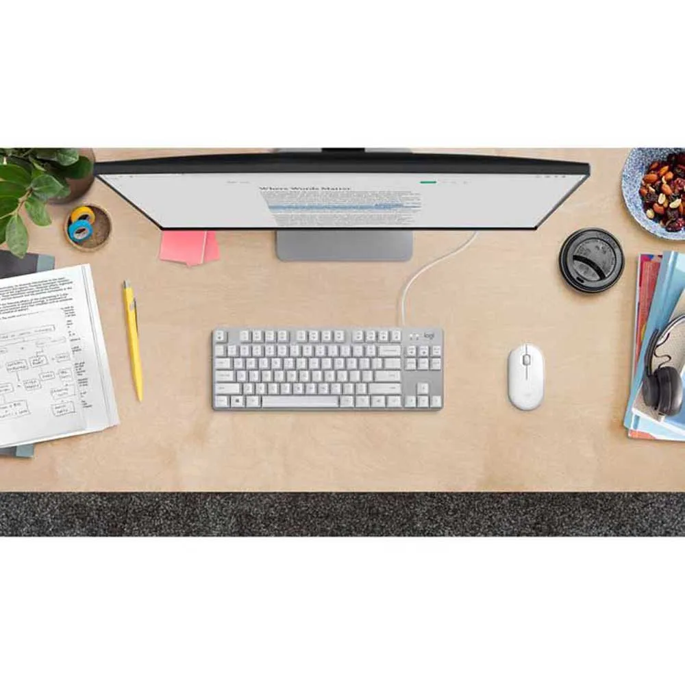 Logitech K835 TKL Gaming Mechanical Keyboard White | Techinn