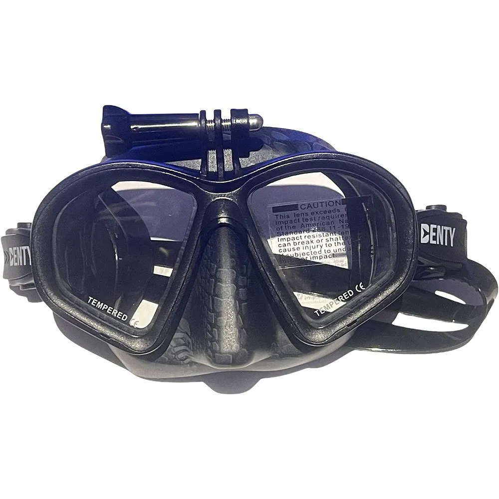 Denty Anaconda Gopro Spearfishing Mask Black | Diveinn