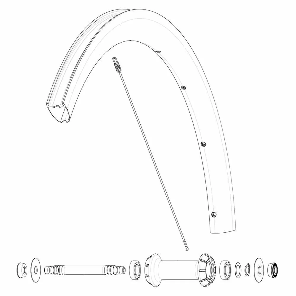 Mavic Front Cosmic SLR 40 RB Road Rim | Bikeinn