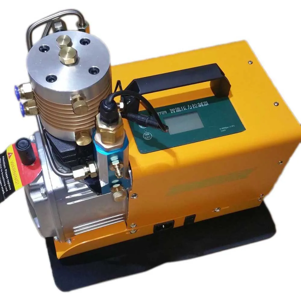 Zasdar PCP 110/220 v 300 Bar Digital Compressor Yellow | Hunting