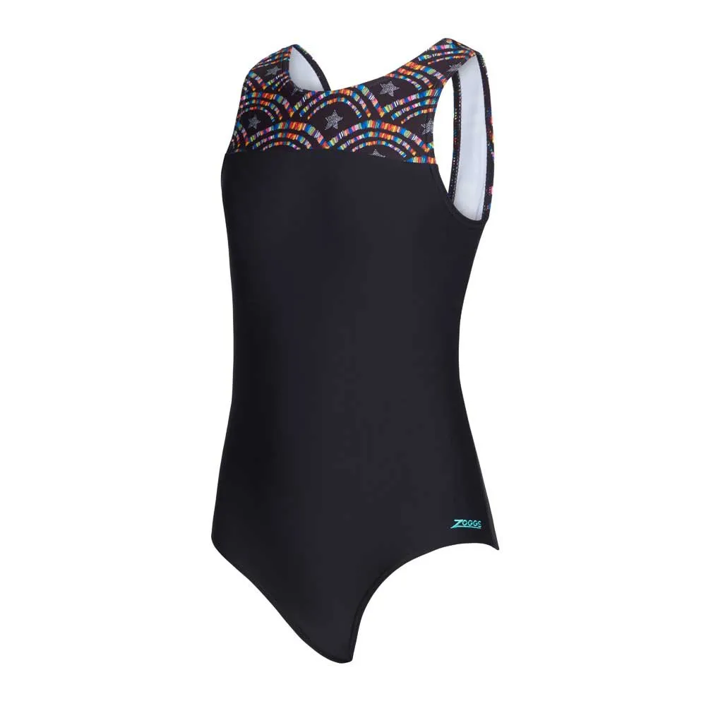 Zoggs Infinity Back FL swimsuit Black | Swiminn